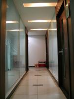 China Soundproof Aluminium Casement Door With Double Glazed Glass Color Optional glass door hinge adjustable hinge tempered for sale