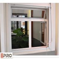 China Horizontal Aluminium Awning Windows Swing Open Style 1-2MM Profile Thickness top hung window opener top hung window pric for sale