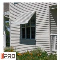 China Solar Powered Awning Aluminum Windows , Double Glazed Vertical Awning Windows aluminium double hung window double hung for sale