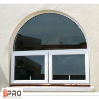 China Small Aluminium Awning Windows Horizontal Opening Pattern Electrophoresis glass awning window with grill for sale