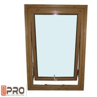 China Double Glazing Aluminum Awning Windows / Top Hung Roof Window ISO9001 aluminum window louver awning Aluminum top hung for sale