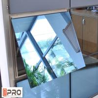 China Horizontal Aluminium Awning Windows Swing Open Style 1-2MM Profile Thickness top hung window opener top hung window pric for sale
