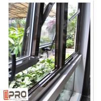 China Aluminum Alloy Modern Awning Window , Space Saving Awning Glass Window awnings vertical window aluminium window awnings for sale