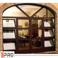 China Custom Made Aluminum Awning Side Hung Window Moisture Resistance side hung window bottom hung window double hung for sale