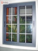 China Horizontal Aluminum Frame Sliding Glass Window With Insect Protection Window Screen aluminum sliding side window for sale