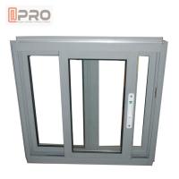 China Australia Double Glazed Aluminium Sliding Windows High Strength Durable For Hotel Project for sale