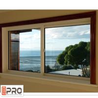 China Sound Proof Aluminum Alloy Sliding Windows Black Or Grey Color aluminum sliding kitchen window office interior sliding for sale