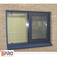 China Powder Coated Aluminium Sliding Windows Color Optional With Flexibility Frame aluminium sliding window roller sliding for sale