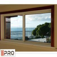 China Powder Coated Aluminium Sliding Windows Color Optional With Flexibility Frame aluminium sliding window roller sliding for sale
