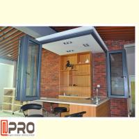 China Soundproof Aluminum Bifold Windows With Retractable Or Invisible Fly Screen commercial bi fold door corner bi fold door for sale