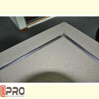 China Residential Aluminum Bifold Windows With Black Or Customized Color Heat Insulating bi-fold window sliding folding window for sale