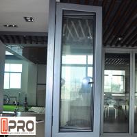 China Horizontal Crank Out Windows With Folding Cranks For Casement Double bi-folding windows for aluminum bi folding patio for sale