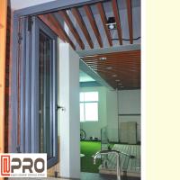 China Horizontal Crank Out Windows With Folding Cranks For Casement Double bi-folding windows for aluminum bi folding patio for sale