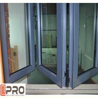 China Reflective Aluminum Glass Sliding Window / Horizontal Bifold Windows bi-fold aluminum door bi-folding windows for for sale