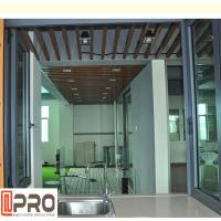 China French Folding Glass Casement Windows Horizontal With Mosquito Screen Door Folding glass window folding window screen for sale