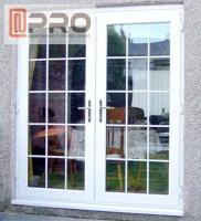 China Black Aluminium Double Glazed Window Vertical Bridge casement sliding window casement aluminium window for sale