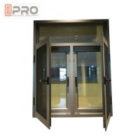 China Air Proof Aluminum Casement Windows With Security Screen Customized Color casement window philippine Casement wood for sale