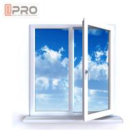 China Outward / Inward Open Aluminum Casement Windows With Stainless Steel Security Mesh round casement window side casement for sale