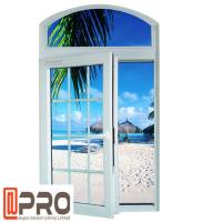 China Tempered Glass Aluminum Casement Windows With Mosquito Net / Modern Architectural Windows modern casement windows for sale