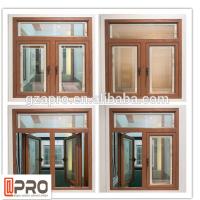 China Water - Proof Aluminium Flush Casement Windows Powder Coating Thickness 1.0-2.0mm modern casement windows for sale