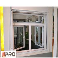 China Water - Proof Aluminium Flush Casement Windows Powder Coating Thickness 1.0-2.0mm modern casement windows for sale