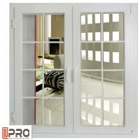 China Customize Horizontal Double Casement Windows / Aluminium Frame Glass Window nigeria casement window arch casement window for sale