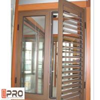 China Vertical Opening Pattern Aluminum Casement Windows With Security System CASEMENT ALUMINIUM WINDOWS casement door for sale