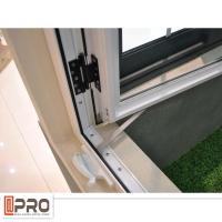 China Wind Proof Aluminum Casement Windows Vertical Opening Pattern For House Projects aluminium double glazed windows for sale