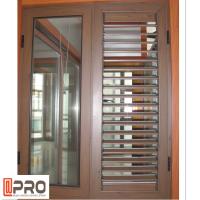 China Energy Efficient Customized Aluminum Casement Windows Double Glazed inward opening asement window with for sale