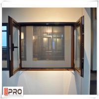 China Wind Proof Aluminum Casement Windows Customized Size Safety Window Grill Design FRENCH ALUMINUM CASEMENT WINDOW for sale