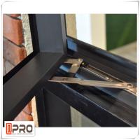 China Wind Proof Aluminum Casement Windows Customized Size Safety Window Grill Design FRENCH ALUMINUM CASEMENT WINDOW for sale