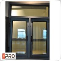 China Rainproof Aluminum Casement Windows Thermal Break Aluminium System Design double casement windows for sale