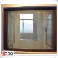 China Hurricane Impact Soundproof Aluminum Casement Windows , Custom Made Double Glazed Windows small casement windows for sale