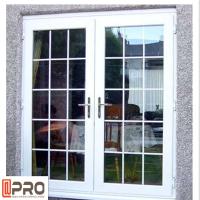 China Double Casement Aluminum Fabrication Windows For House Swing Open Style aluminum storm double casement windows for sale