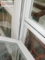 China Powder Coated Single Hung Window Custom Lift Up Hurricane Impact French Windows for sale
