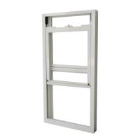 China European Style Single Hung Window / Aluminum Push Up Down Sliding Sash Window for sale