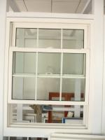 China European Style Single Hung Window / Aluminum Push Up Down Sliding Sash Window for sale