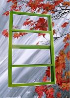 China Custom Lift Up Hurricane Impact French Windows / Small Size Top Hung Up Down Sliding Window for sale
