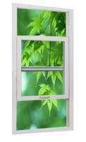 China 1.4mm Thickness Single Hung Window With Electrophoresis Surface Treatment for sale