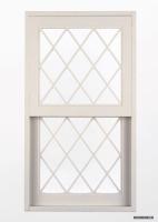 China Tempered Glass Single Hung Window for sale