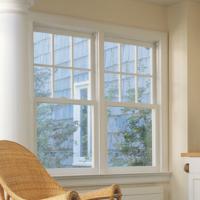 China Tempered Glass Single Hung Window for sale