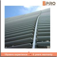 China Outdoor Custom Aluminium Sun Louver Shutters For Vertical Sunshade for sale