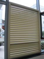 China Exterior 300mm Aluminium Sun Shade Louvres Blades Wall Cladding for sale