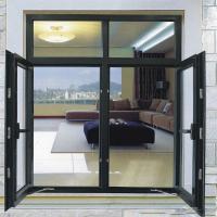 China Double Glazed Aluminum Frame Tempered Glass Swing Window for sale