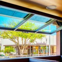 China AS 2208 Single Glass Aluminium Sliding Windows Double Glazed for sale