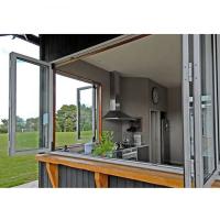 China AS 2208 Single Glass Aluminium Sliding Windows Double Glazed for sale