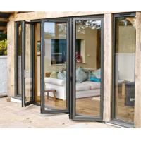 China hanging Soundproof Shades Security Aluminum Bifold Windows for sale