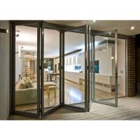 China hanging Soundproof Shades Security Aluminum Bifold Windows for sale