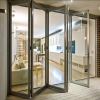 China hanging Soundproof Shades Security Aluminum Bifold Windows for sale