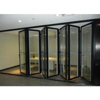 China hanging Soundproof Shades Security Aluminum Bifold Windows for sale